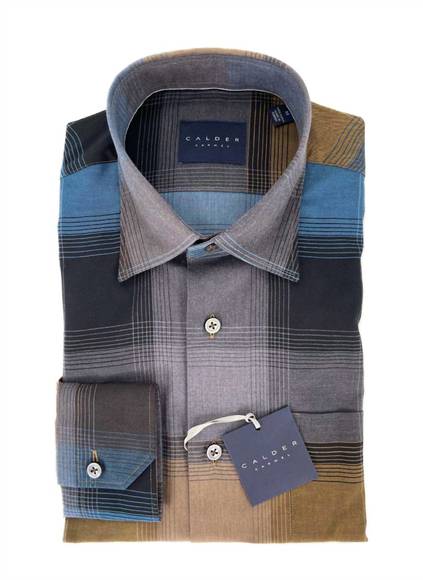 CALDER CARMEL | Shirts | New Calder Carmel Mens Exploded Degrade Plaid ...